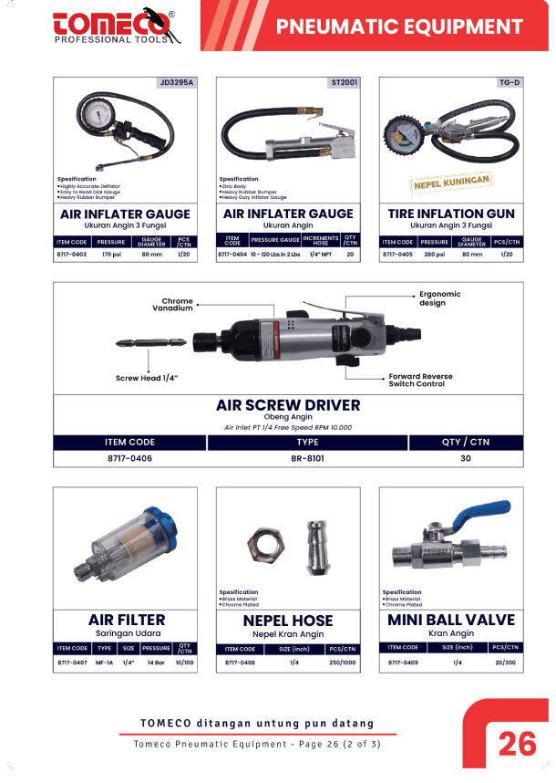 E-Catalog - Tomeco Tools Indonesia